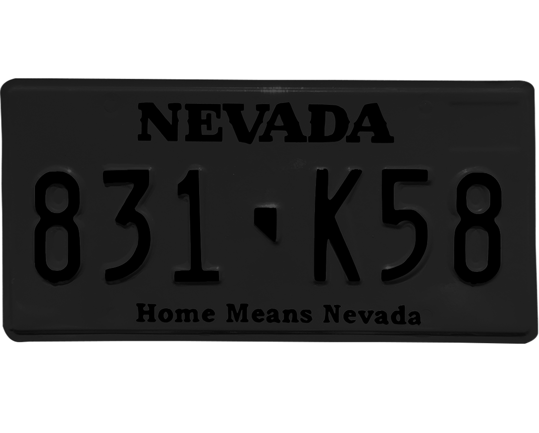 Nevada License Plate Wrap Kit – PlateWraps