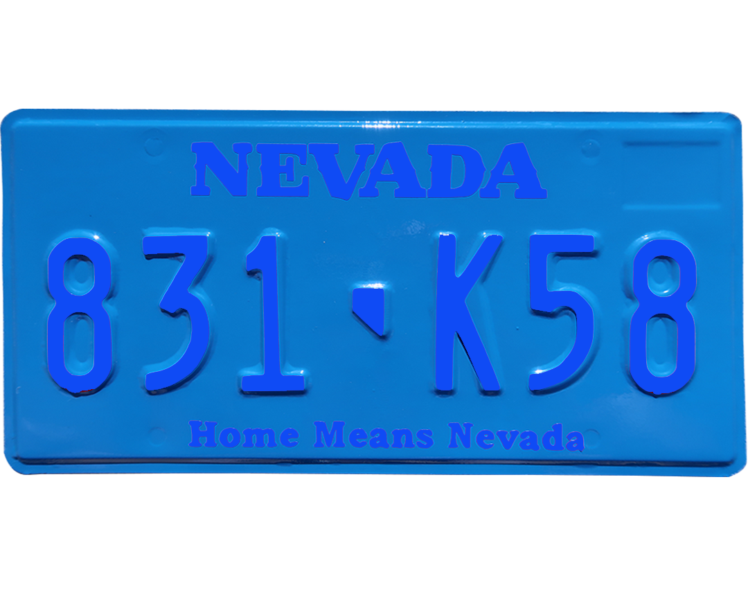 Nevada License Plate Wrap Kit – PlateWraps