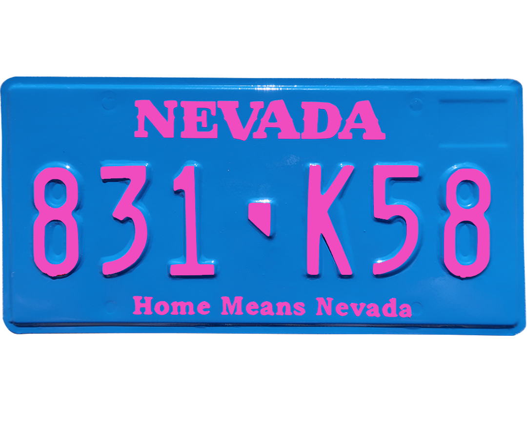 Nevada License Plate Wrap Kit – PlateWraps