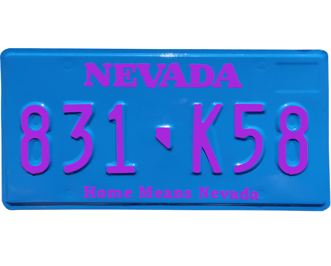 Nevada License Plate Wrap Kit – PlateWraps