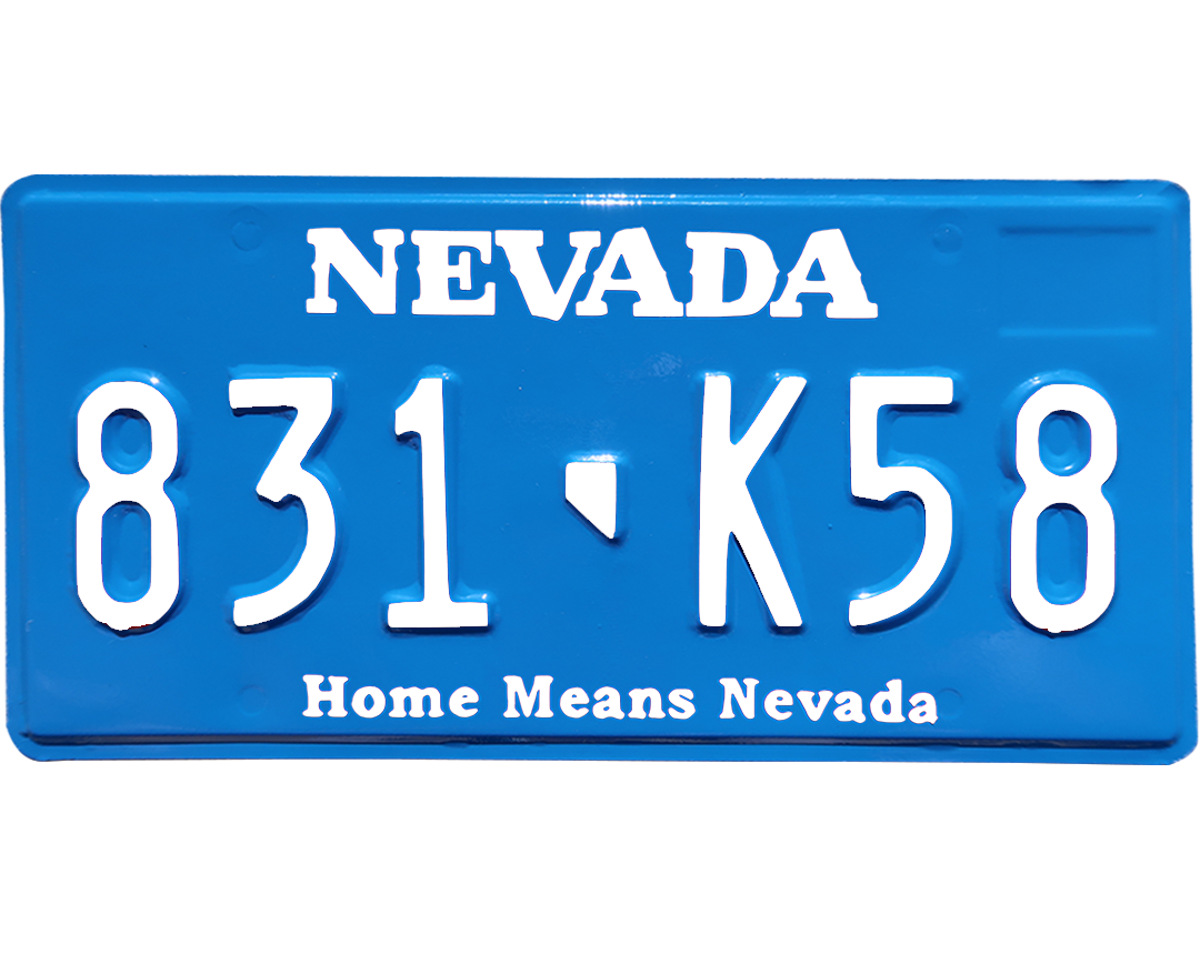 Nevada License Plate Wrap Kit – PlateWraps