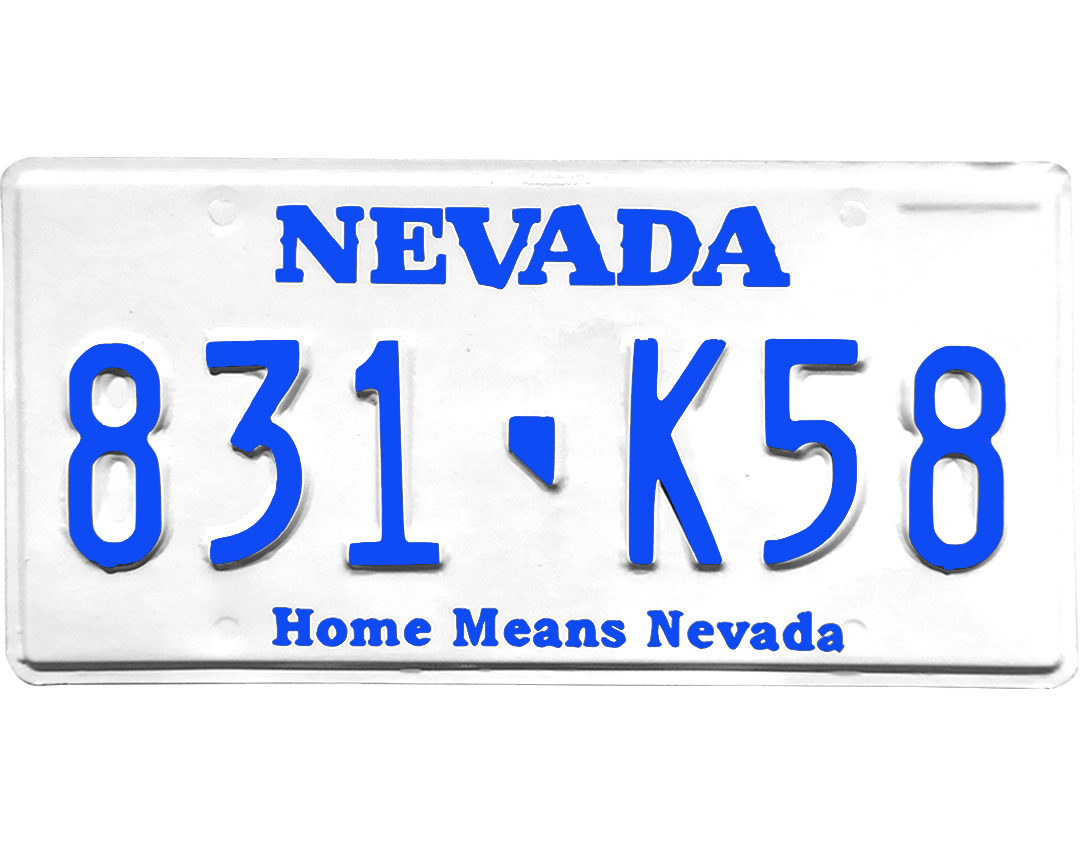 Nevada License Plate Wrap Kit – PlateWraps
