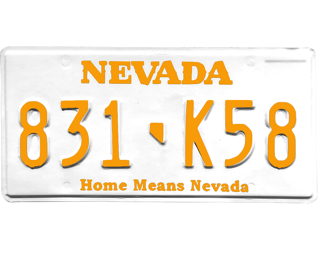 Nevada License Plate Wrap Kit – PlateWraps