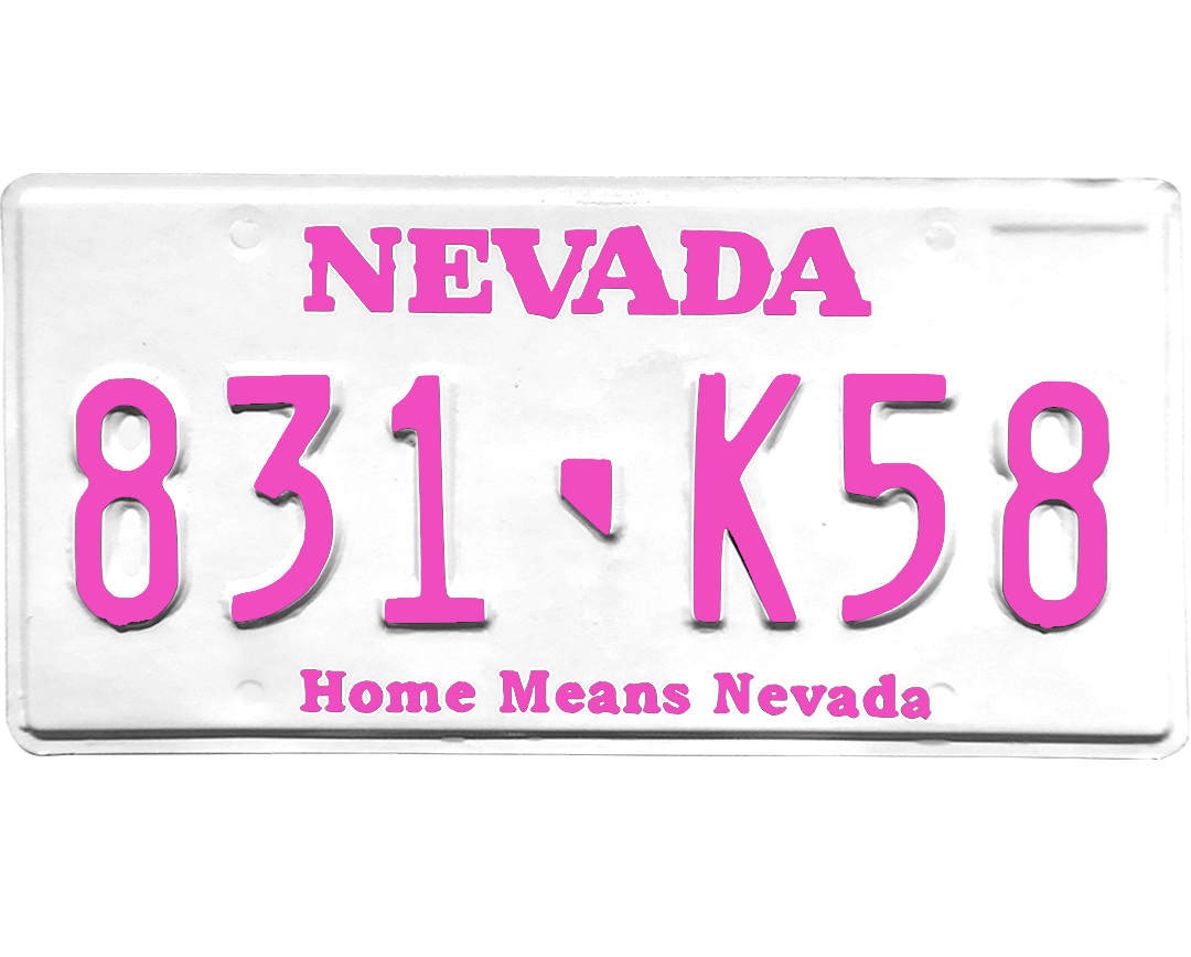 Nevada License Plate Wrap Kit – PlateWraps