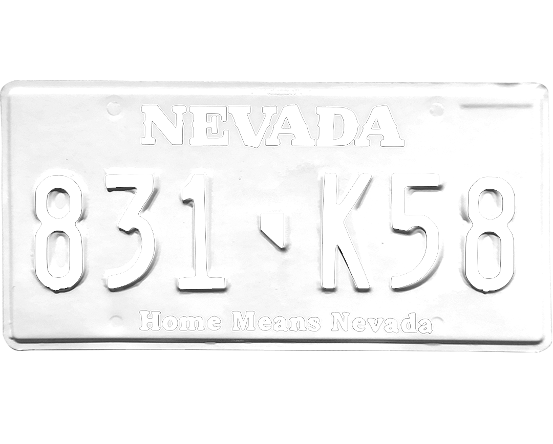 Nevada License Plate Wrap Kit – PlateWraps