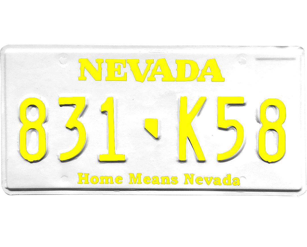 Nevada License Plate Wrap Kit – PlateWraps