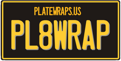 License plate wrap kits – PlateWraps