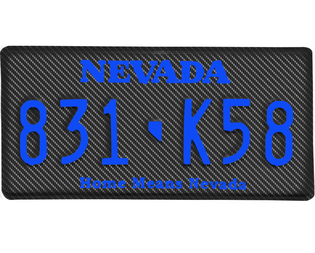 Nevada License Plate Wrap Kit – PlateWraps
