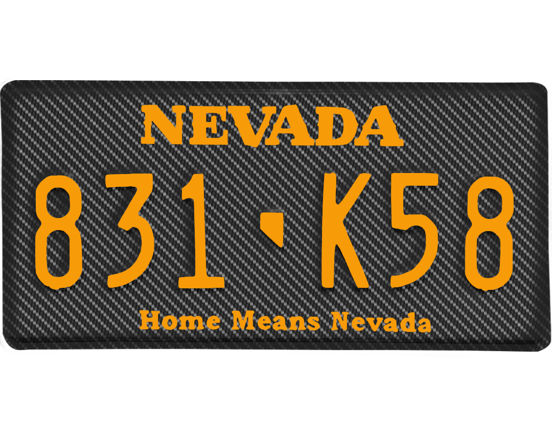 Nevada License Plate Wrap Kit – PlateWraps