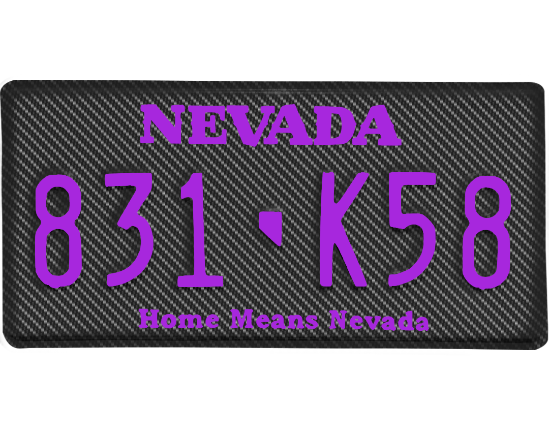 Nevada License Plate Wrap Kit – PlateWraps