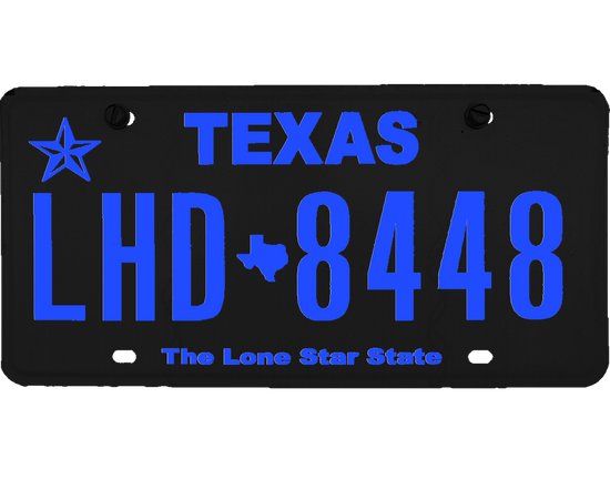 Texas License Plate Wrap Kit – PlateWraps