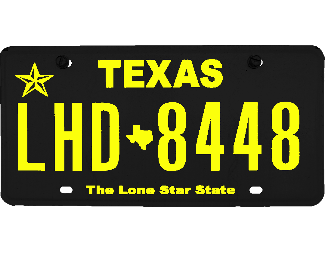 Texas License Plate Wrap Kit – PlateWraps