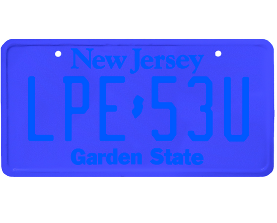 New Jersey License Plate Wrap Kit – PlateWraps