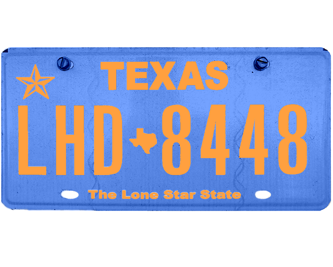 Texas License Plate Wrap Kit – PlateWraps