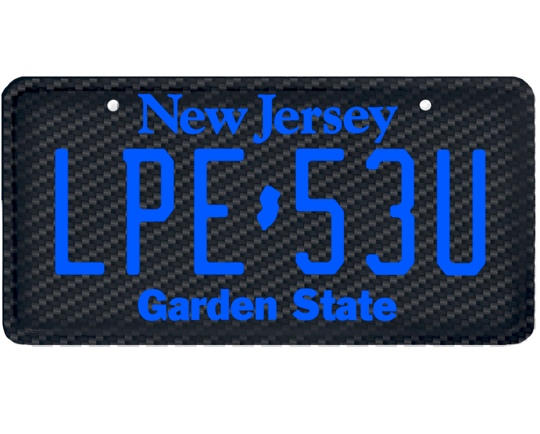New Jersey License Plate Wrap Kit – PlateWraps