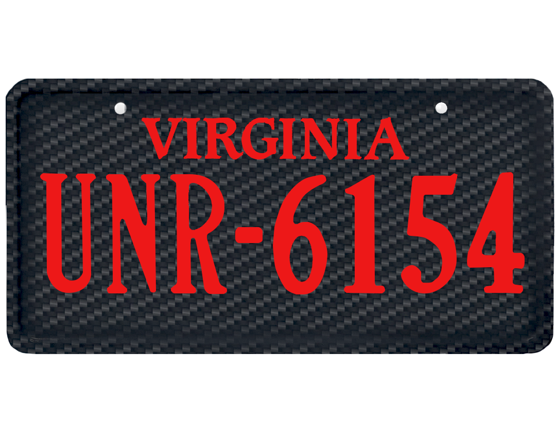 Virginia License Plate Wrap Kit – PlateWraps
