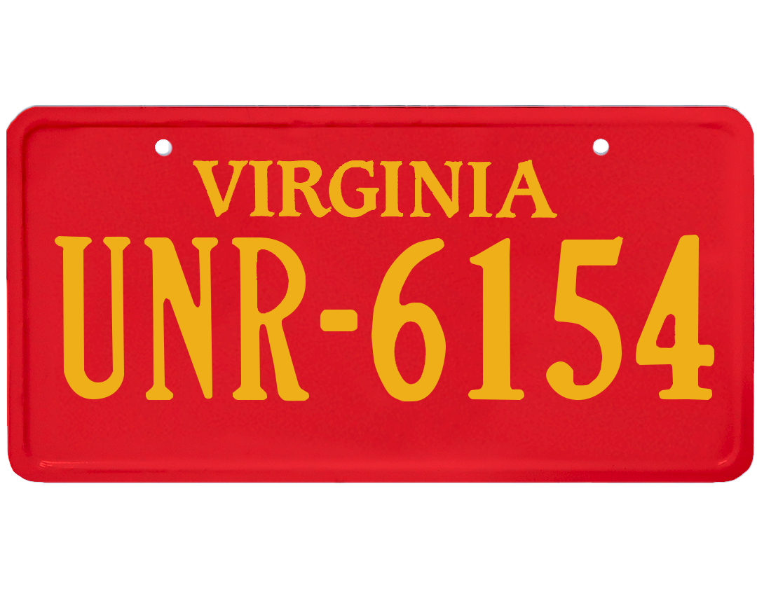 Virginia License Plate Wrap Kit – PlateWraps