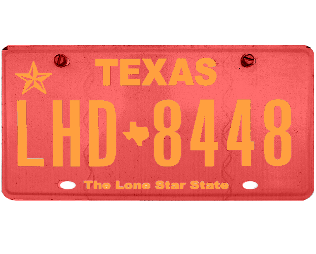 Texas License Plate Wrap Kit – PlateWraps