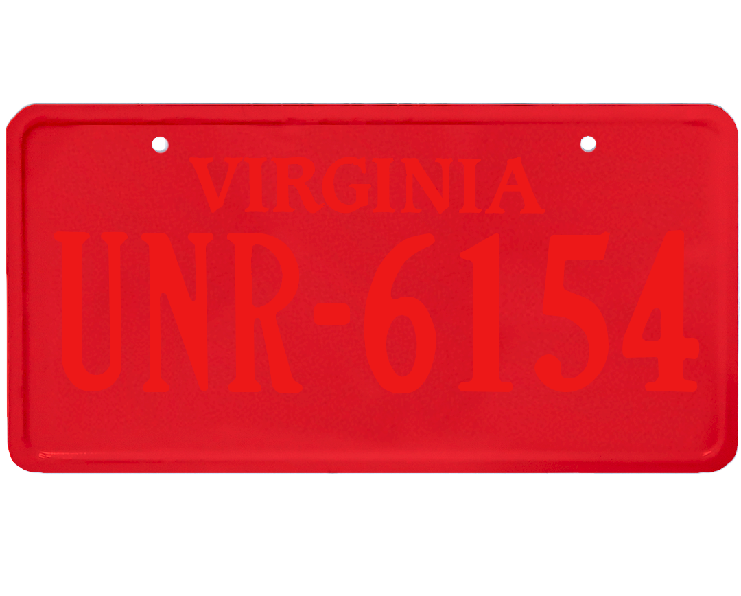 Virginia License Plate Wrap Kit – PlateWraps