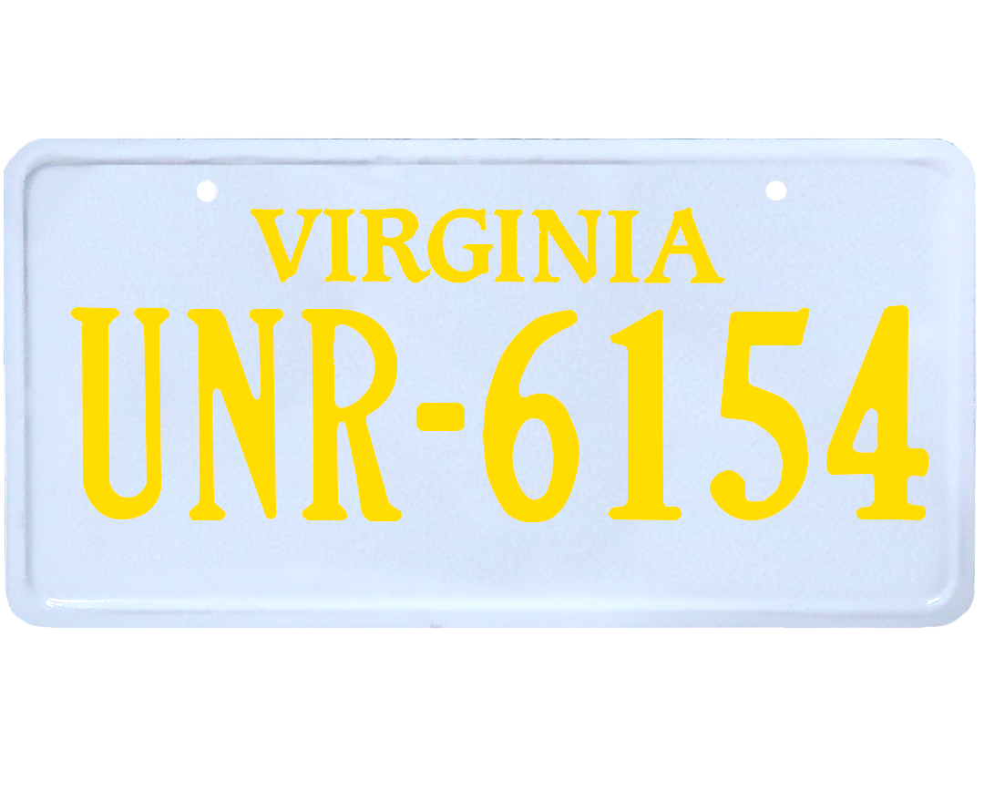 Virginia License Plate Wrap Kit – PlateWraps