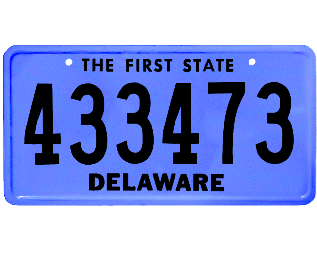 Delaware License Plate Wrap Kit – PlateWraps