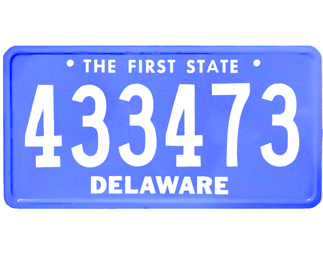 Delaware License Plate Wrap Kit – PlateWraps