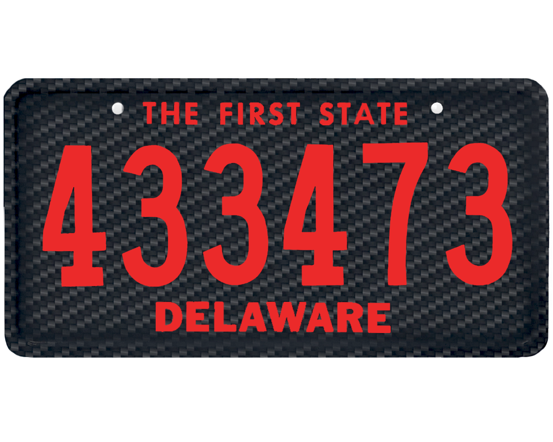 Delaware License Plate Wrap Kit – PlateWraps