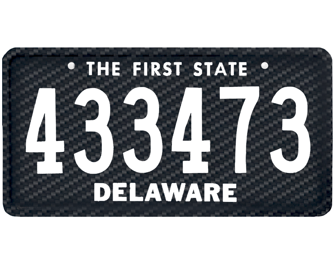 Delaware License Plate Wrap Kit – PlateWraps