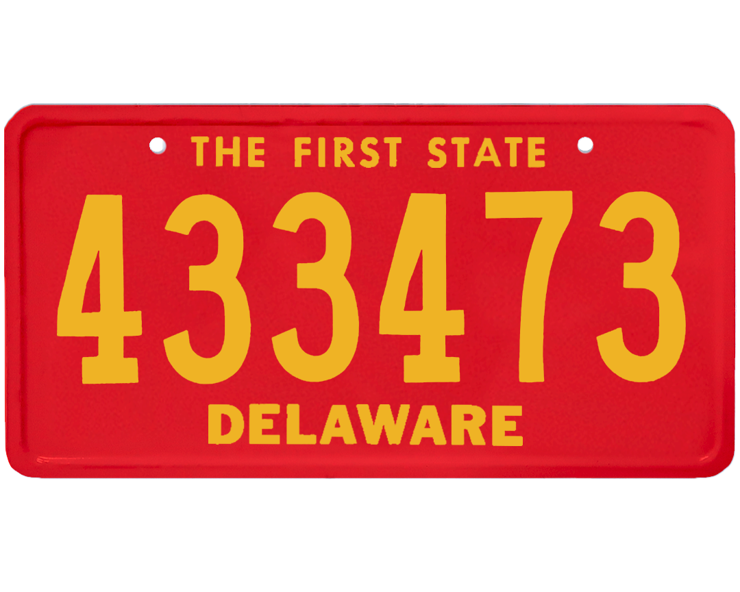 Delaware License Plate Wrap Kit – PlateWraps