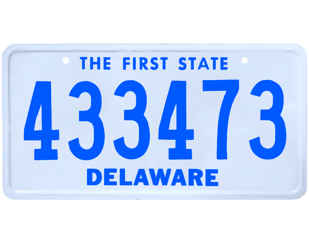 Delaware License Plate Wrap Kit – PlateWraps