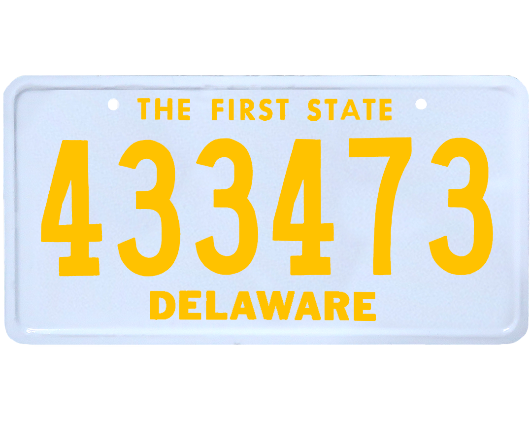 Delaware License Plate Wrap Kit – PlateWraps