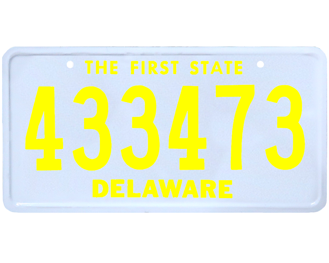 Delaware License Plate Wrap Kit – PlateWraps
