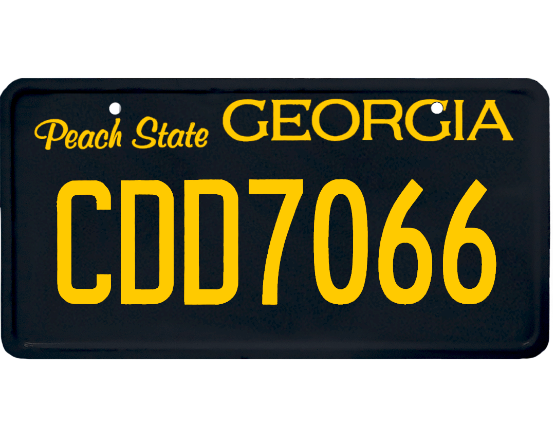 Georgia License Plate Wrap Kit – PlateWraps