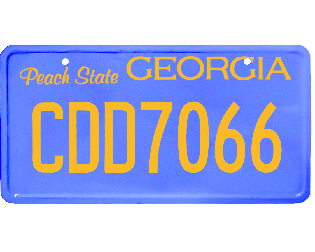 Georgia License Plate Wrap Kit – PlateWraps