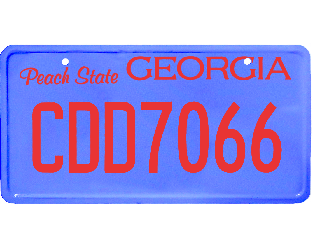 Georgia License Plate Wrap Kit – PlateWraps