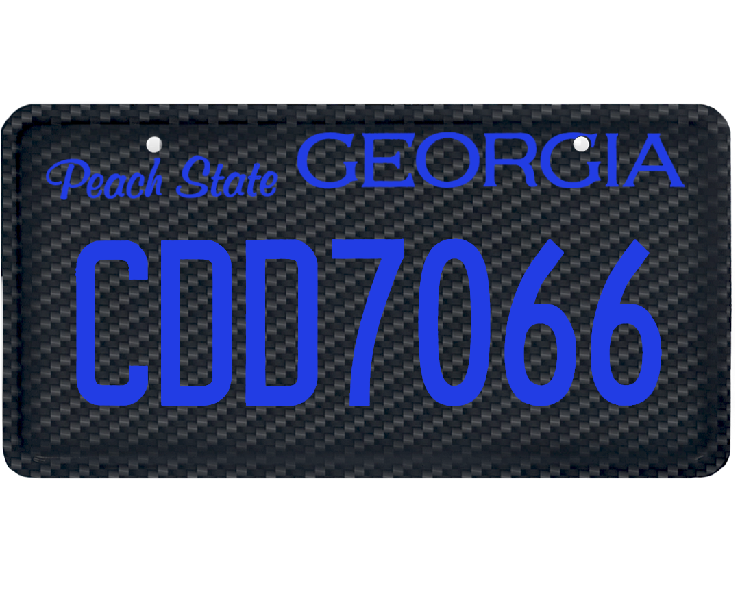 Georgia License Plate Wrap Kit – PlateWraps