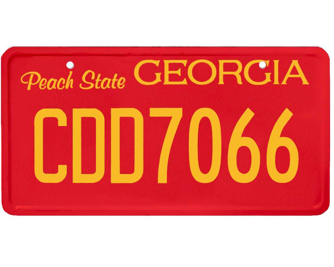 Georgia License Plate Wrap Kit – PlateWraps