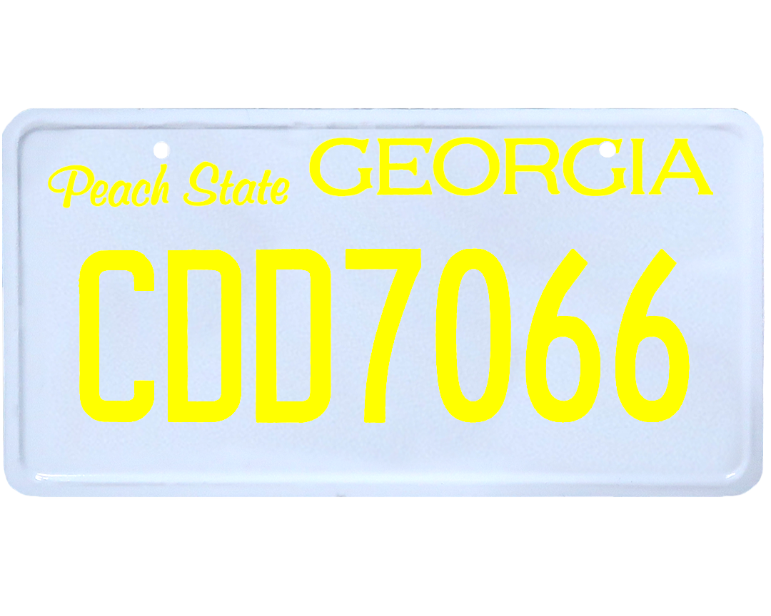 Georgia License Plate Wrap Kit – PlateWraps
