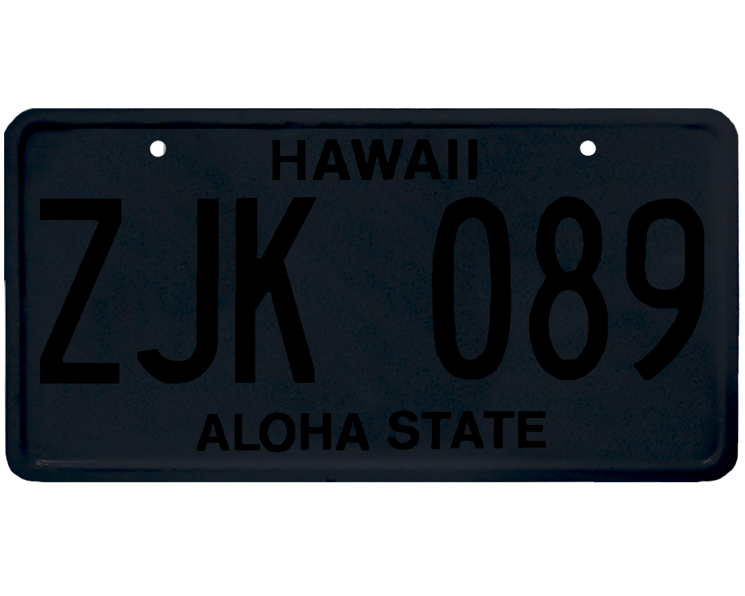 Hawaii License Plate Wrap Kit – PlateWraps