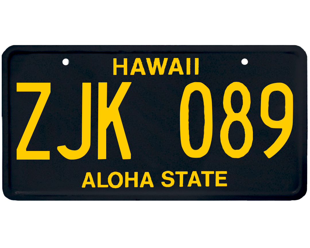 Hawaii License Plate Wrap Kit – PlateWraps