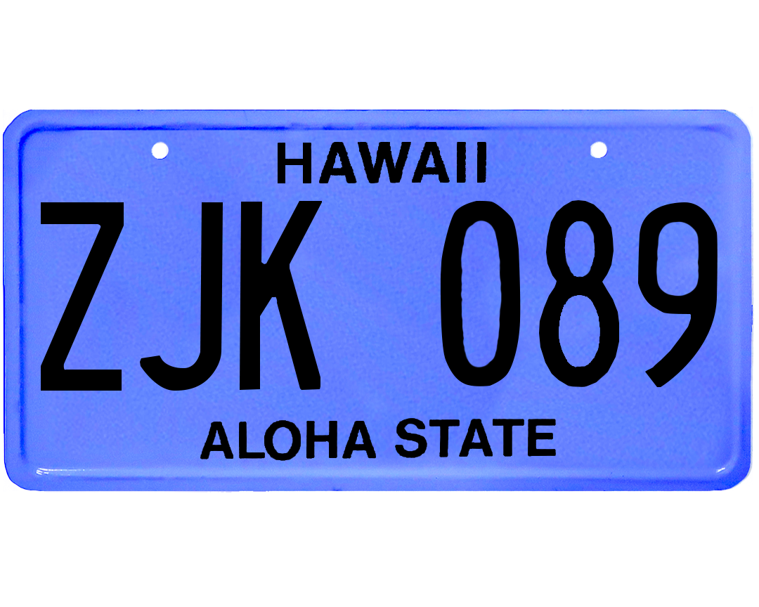 Hawaii License Plate Wrap Kit – PlateWraps