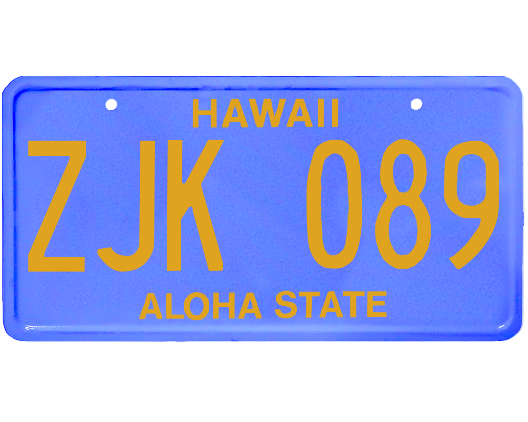 Hawaii License Plate Wrap Kit – PlateWraps