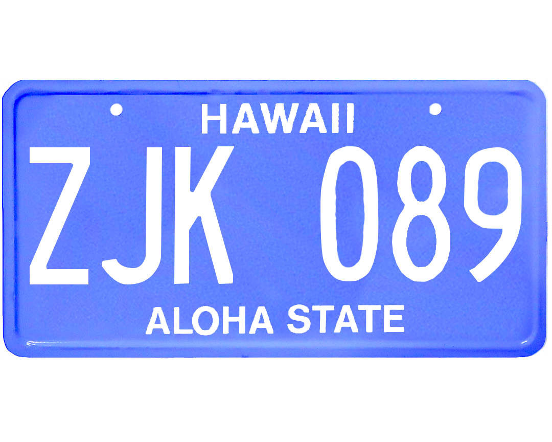 Hawaii License Plate Wrap Kit – PlateWraps