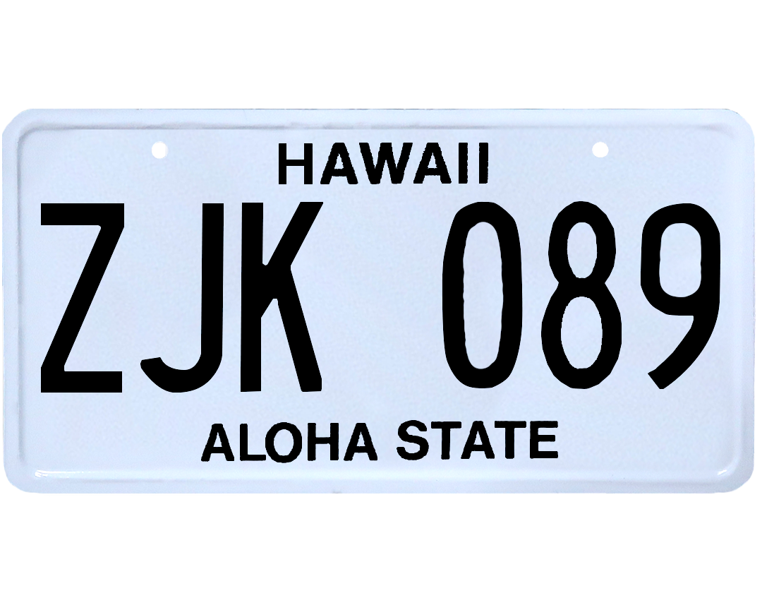 Hawaii License Plate Wrap Kit – PlateWraps