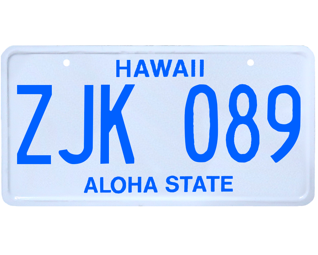 Hawaii License Plate Wrap Kit – PlateWraps