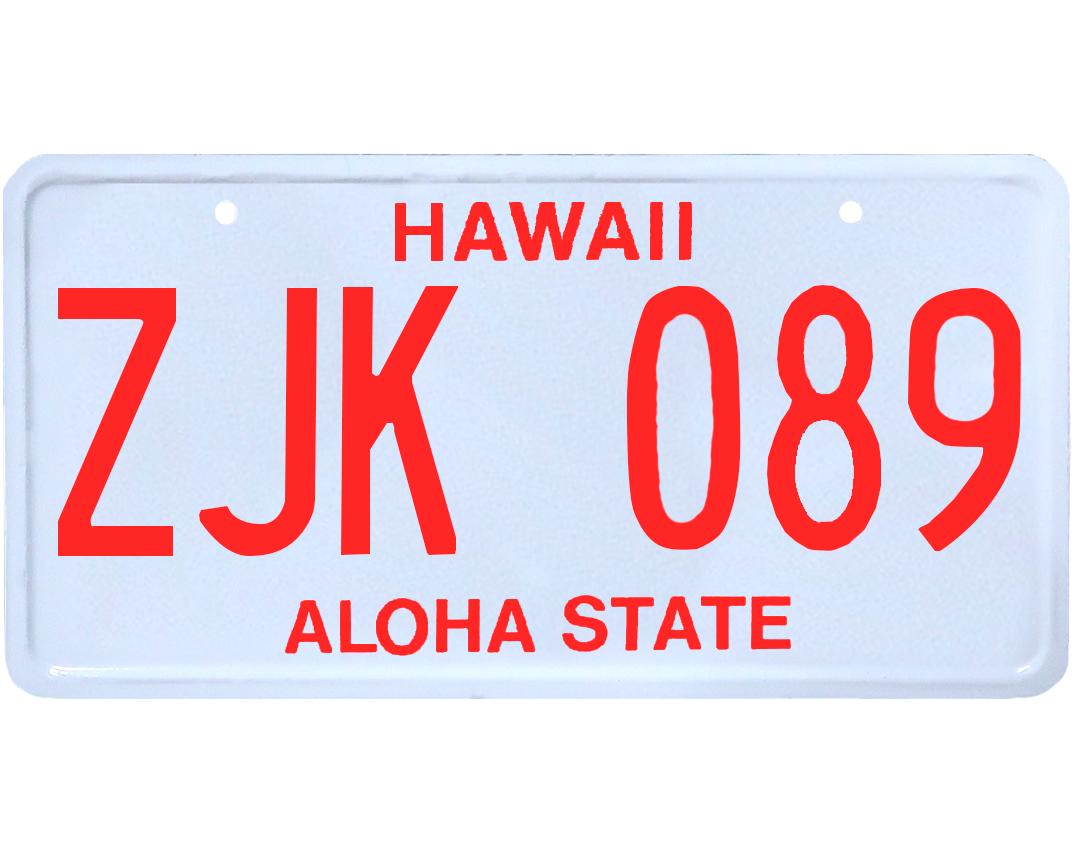Hawaii License Plate Wrap Kit – PlateWraps