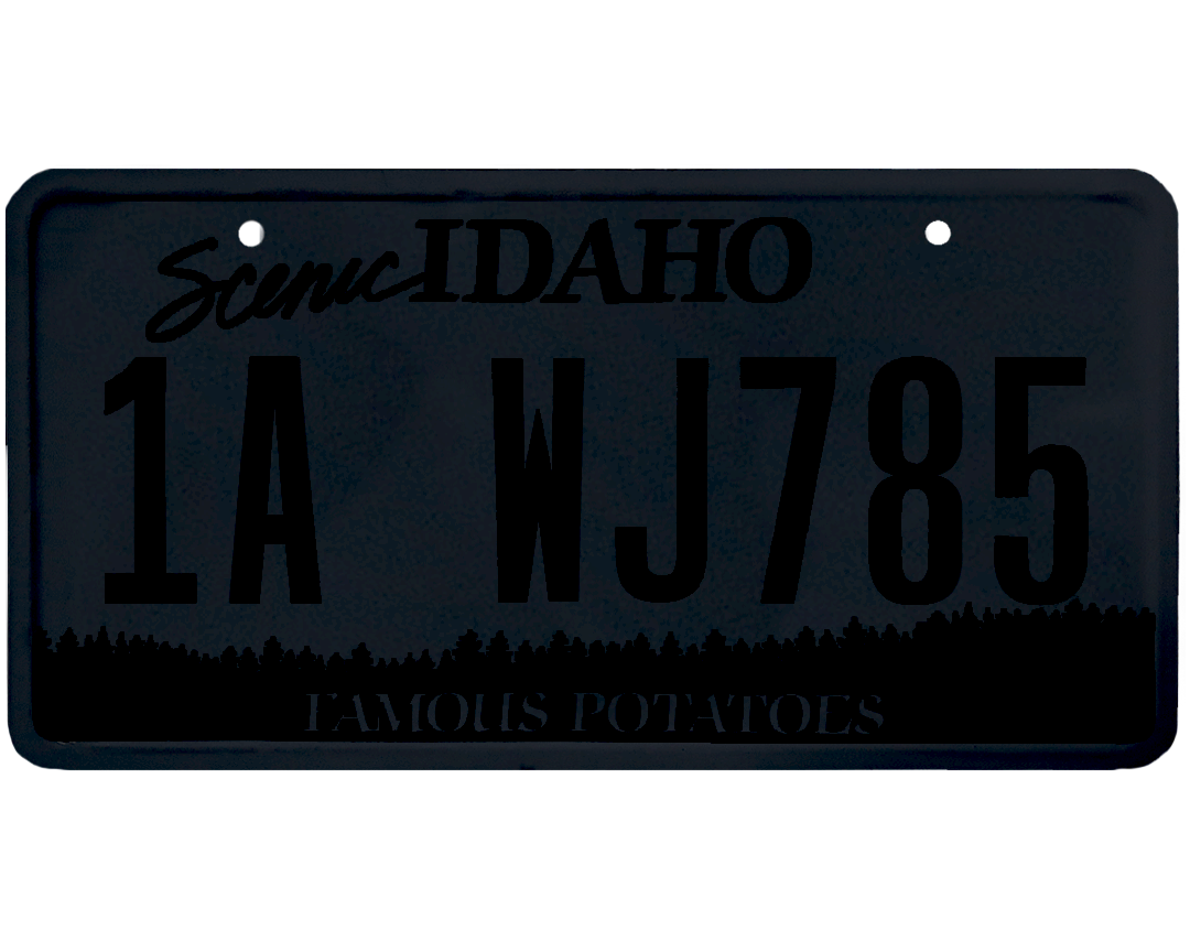 Idaho License Plate Wrap Kit – PlateWraps