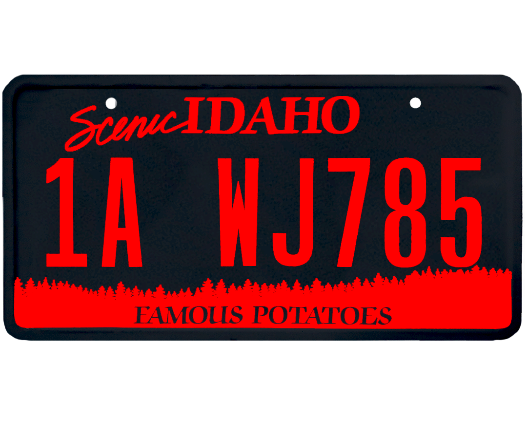 Idaho License Plate Wrap Kit – PlateWraps