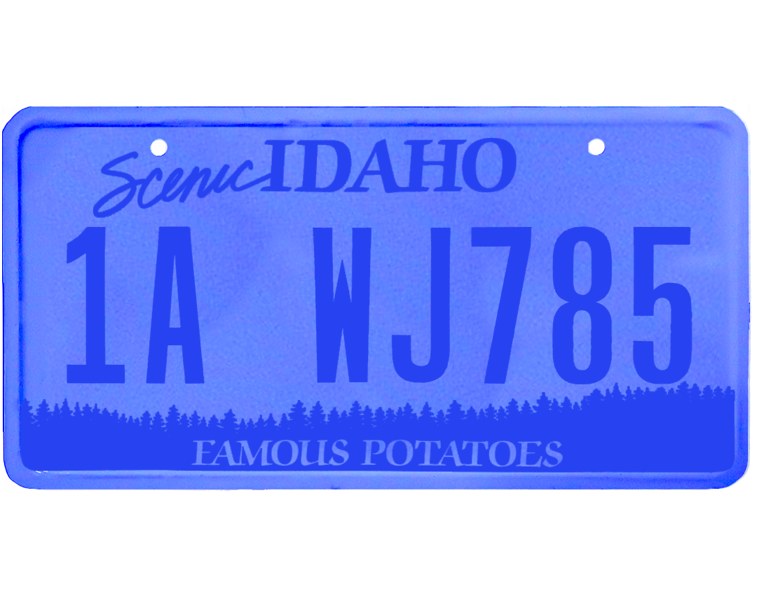 Idaho License Plate Wrap Kit – PlateWraps