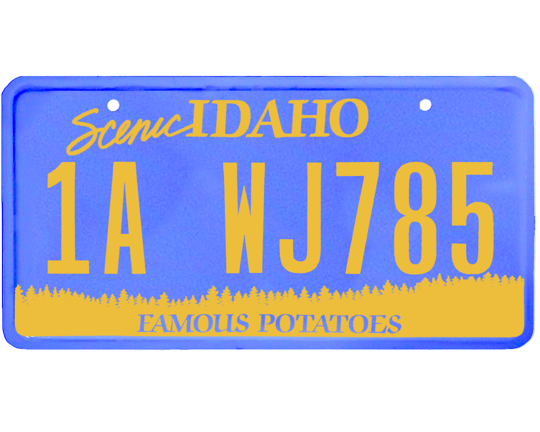 Idaho License Plate Wrap Kit – PlateWraps